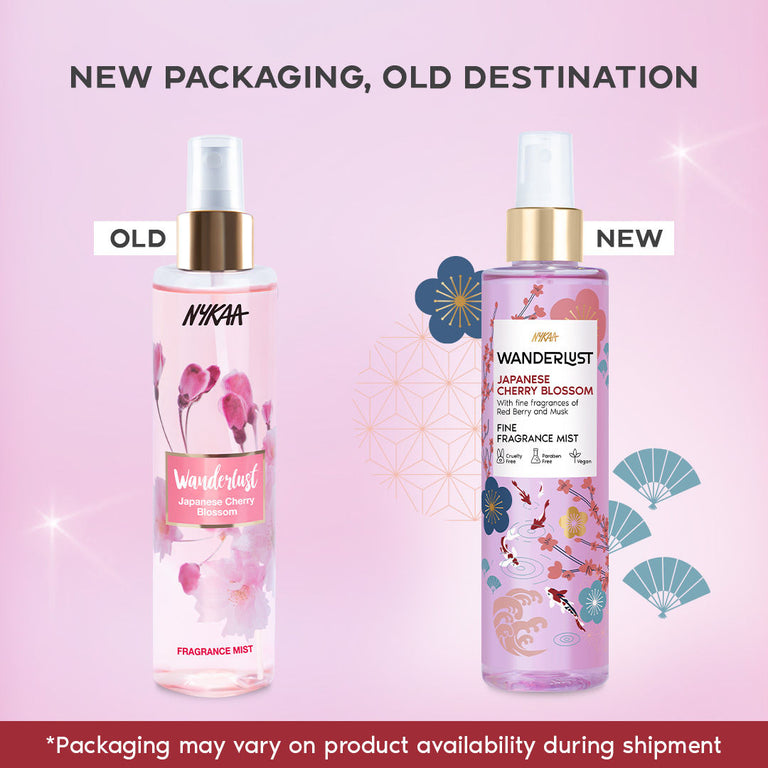 Japanese Cherry Blossom Perfume Mist for Body & Hair – Nykaa Wanderlust